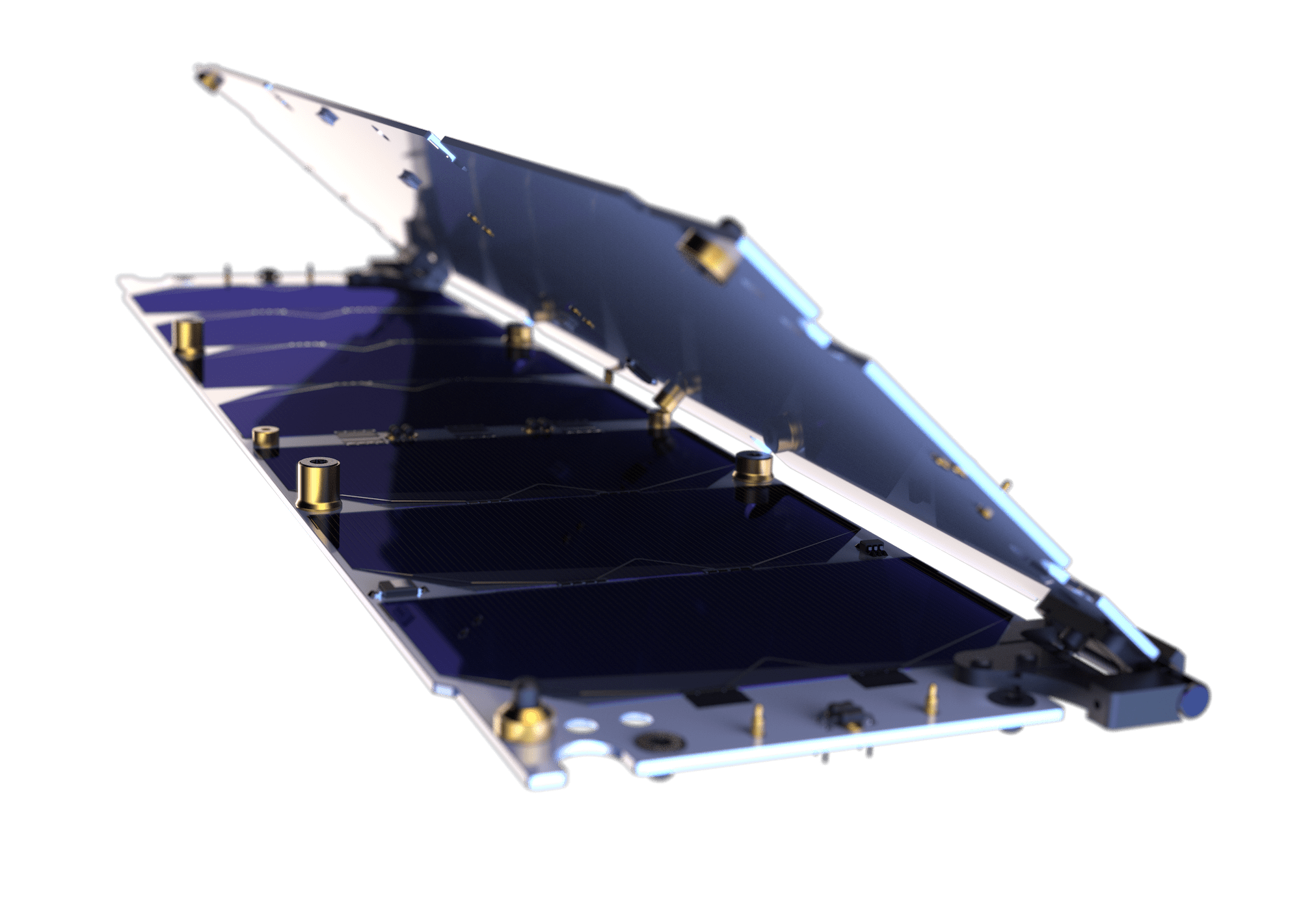 3U X/Y Deployable Solar Array | CubeSat Solar Panels